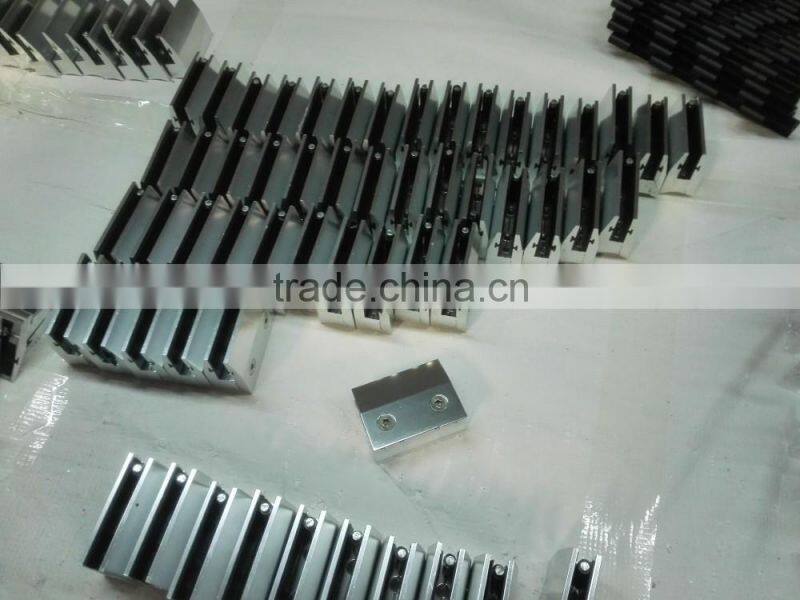 aluminum anodizing handrail glass clamp extrusion profile glass holding ...