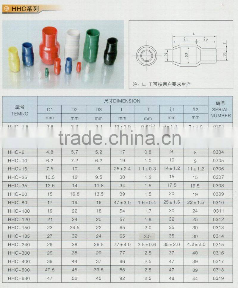 ROHS REACH UL 94V-0 Standard 95mm2-100mm2 PVC Cable Connector , Cable ...