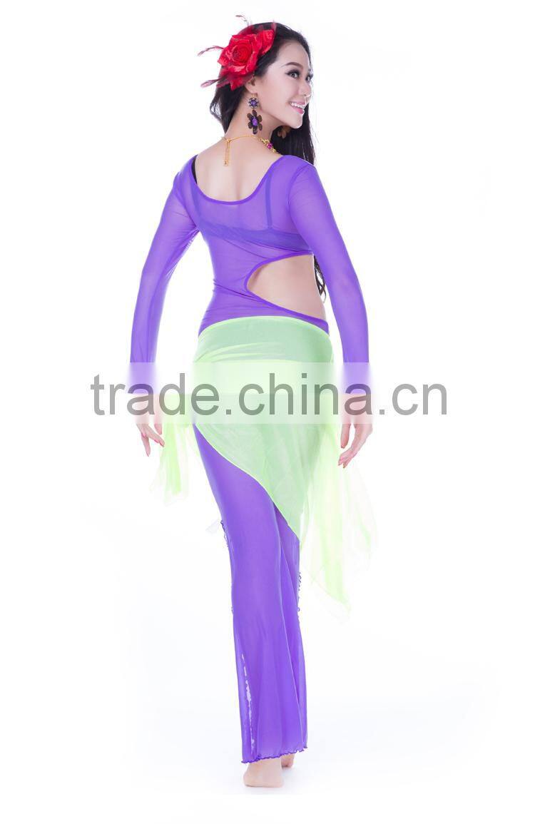 Soft Tulle Belly Dance Costumes for Girls Comfortable Practice Wear ...