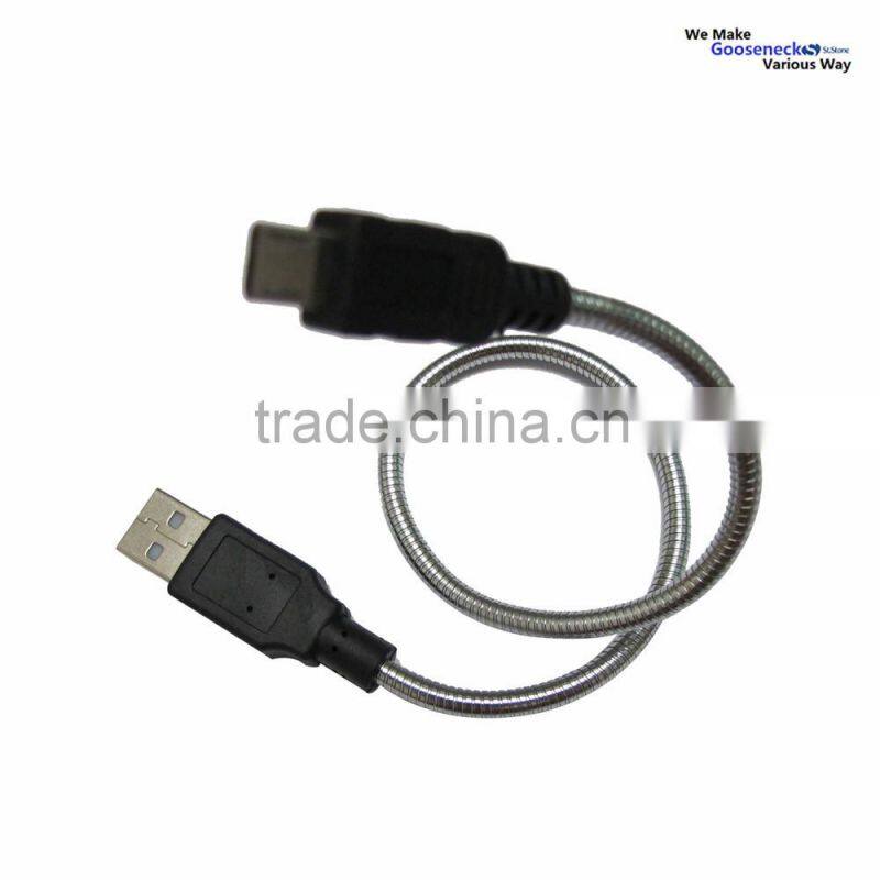 GOOSENECK FLEXIBLE TUBE USB CABLE (A-MALE to Micro USB) - GoldSupplier