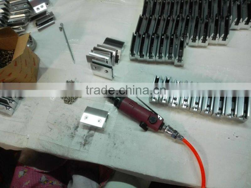 aluminum anodizing handrail glass clamp extrusion profile glass holding ...