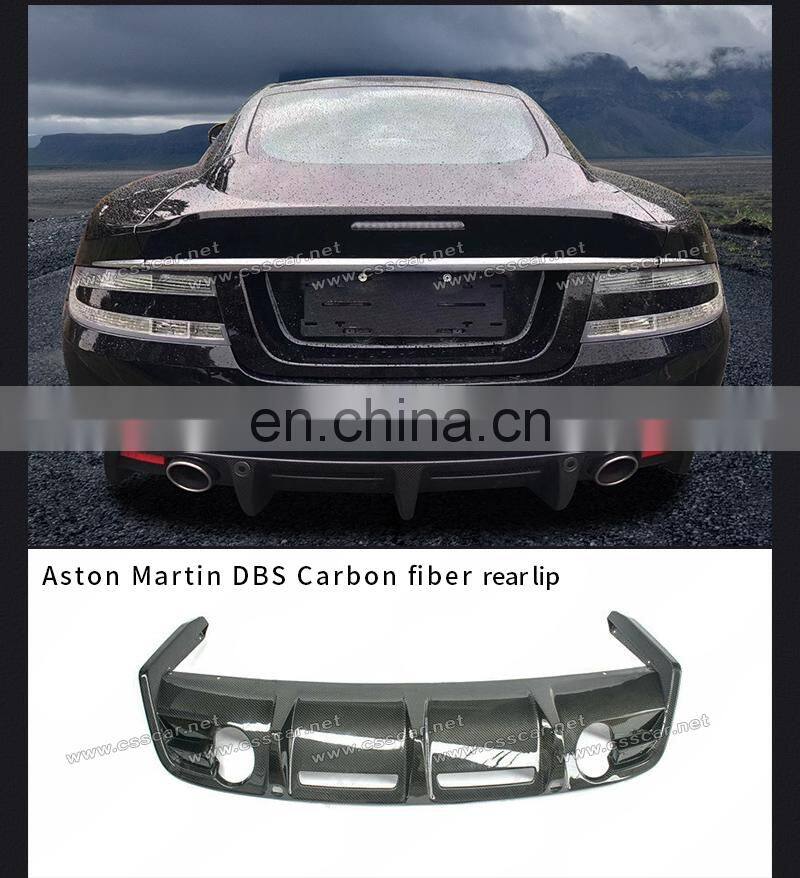 Auto Parts Carbon Rear Diffuser Bumper Lip Diffuser For ASTON MARTIN ...