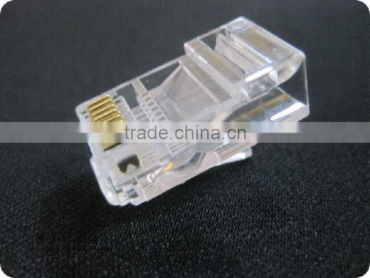 8P8C 8P8CR RJ45 RJ-45 CAT5 Modular Plug Network Connector for Cat5 ...