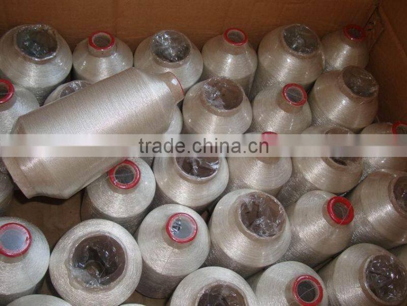 MS/ST Embroidery metallic yarn pure silver yarn of MS/L/Type Metallic ...