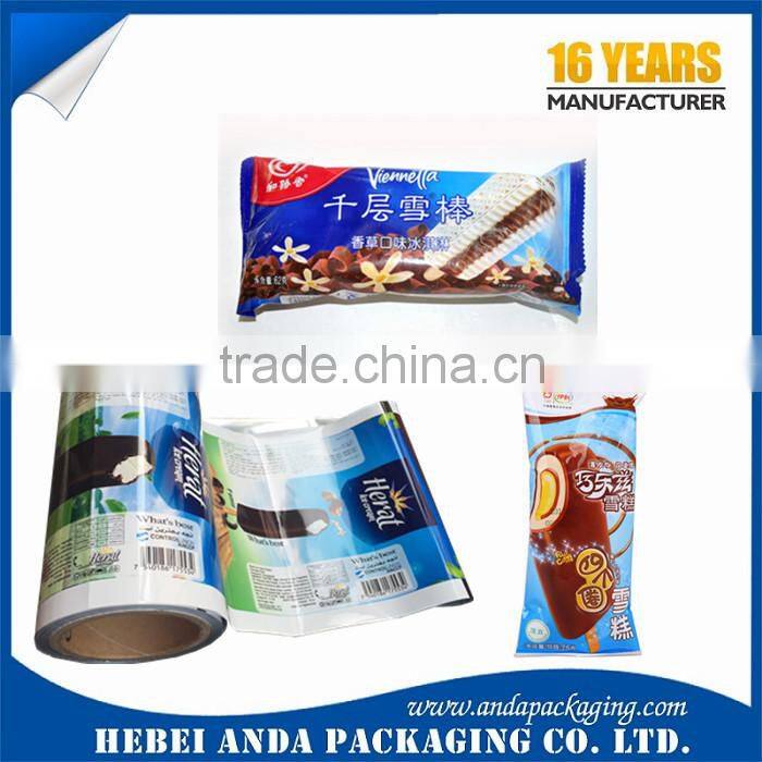 Custom Ice pop packaging popsicle wrapper packaging bag film/ popsicle ...