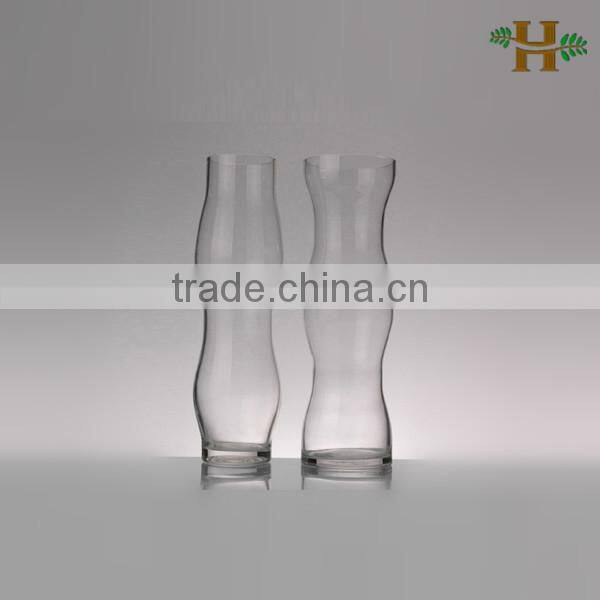 tall wavy cylinder glass vase - GoldSupplier