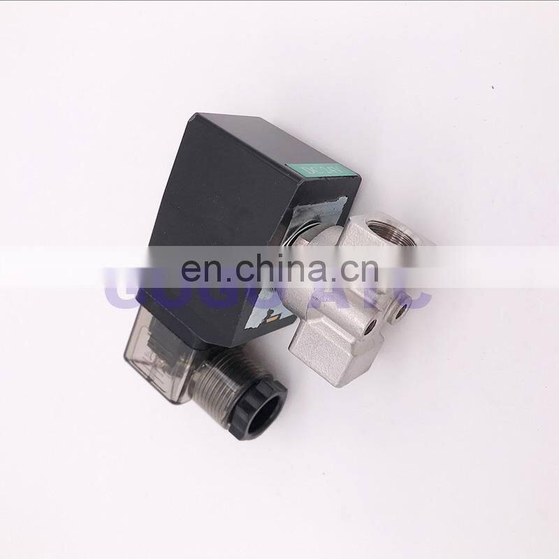 GOGO 90bar/50bar/35bar 2 way water high pressure solenoid valve 1/4" BSP 220V 12V Orifice 1.5/2/ ...