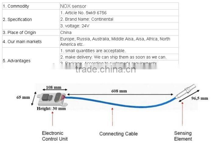 Continental Uninox sensor 5WK9 6756 - GoldSupplier