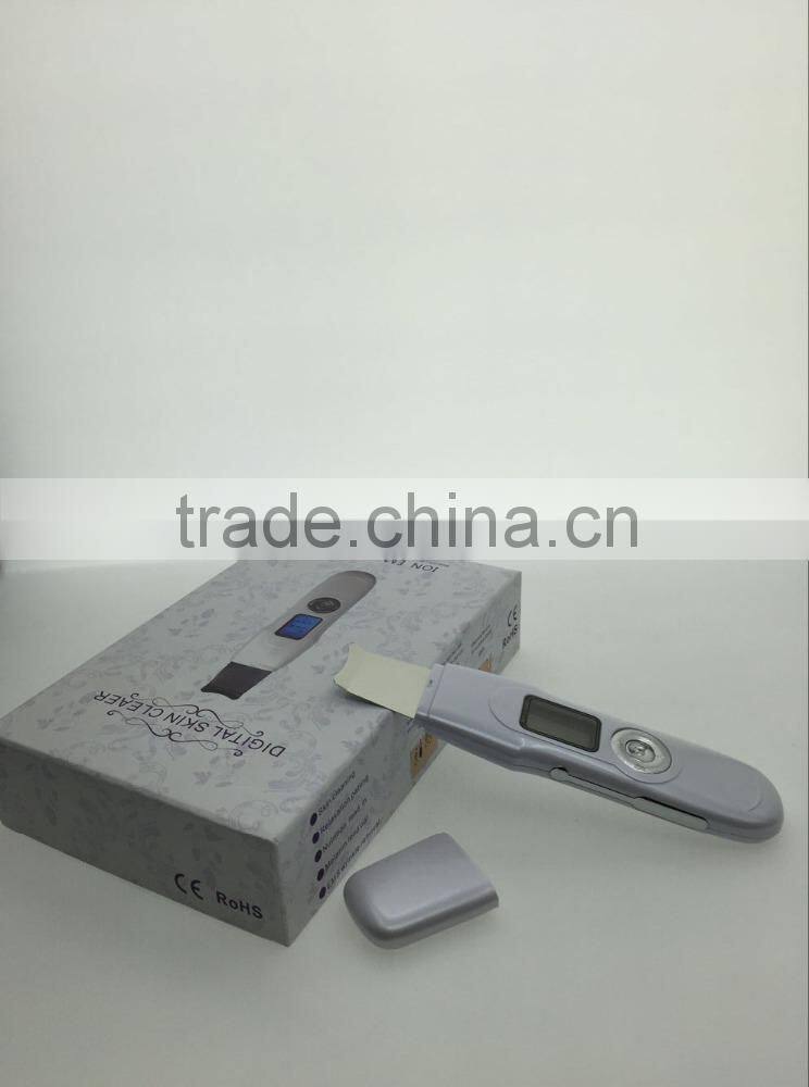 AYJ-H100D ultrasonic skin scrubber spatula/Mini supersonic effective ...