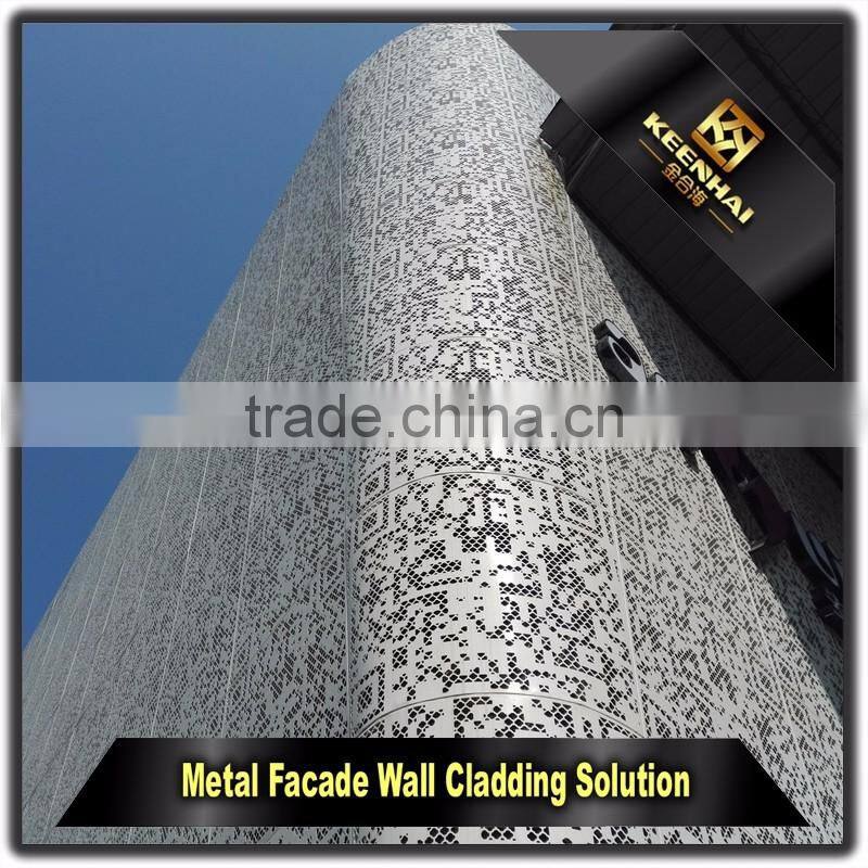 Exterior Decorative Alucobond Aluminium Perforated Wall Cladding Panel ...