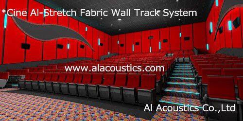 Al-Stretch System : Site-Fabricated Fabric Wall Track System - Cinema ...