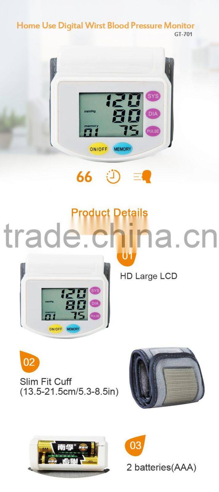 professional manufacturers high accurate bp meter with CE - GoldSupplier