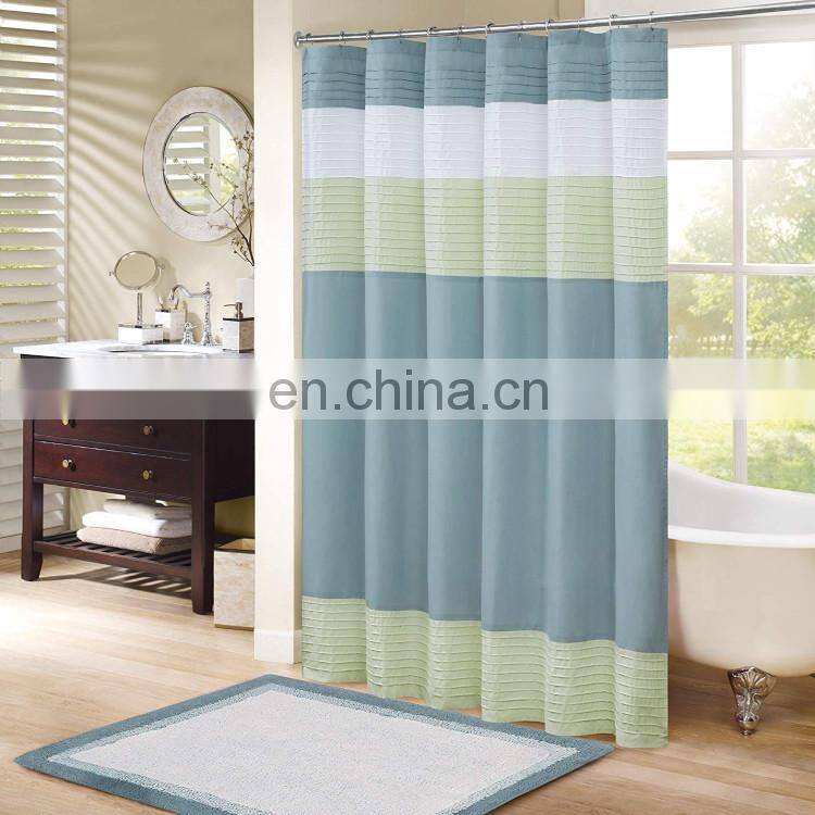 Modern Design 3d Digital Printing Bathroom Shower Curtain Durable