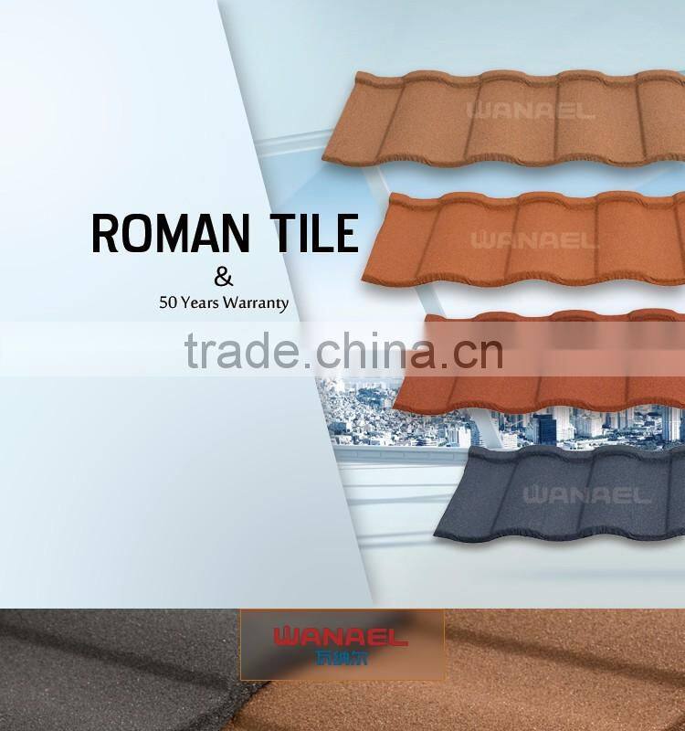Roman red color corrugated roofing sheet water proof corrugated ...