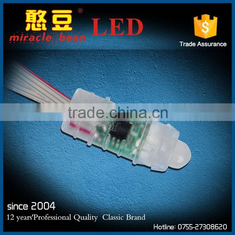 DC5V 12mm rgb led dot matrix pixel rgb led light for building sign ...