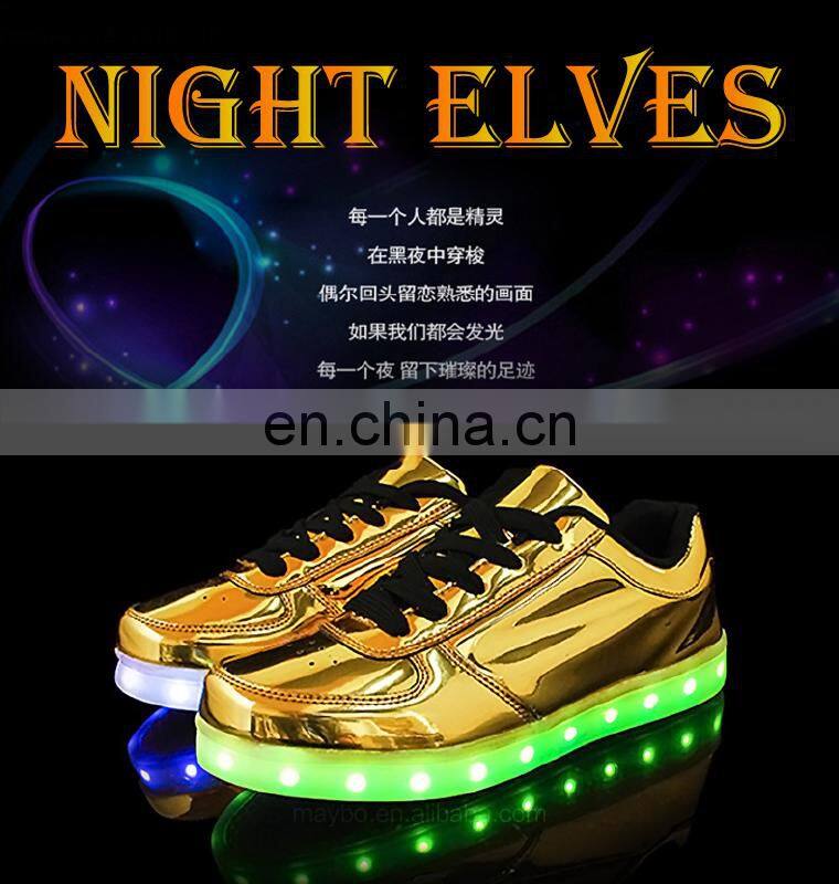 Melbourne shuffle ghost step dance Pink Micro PU leather luminous LED ...