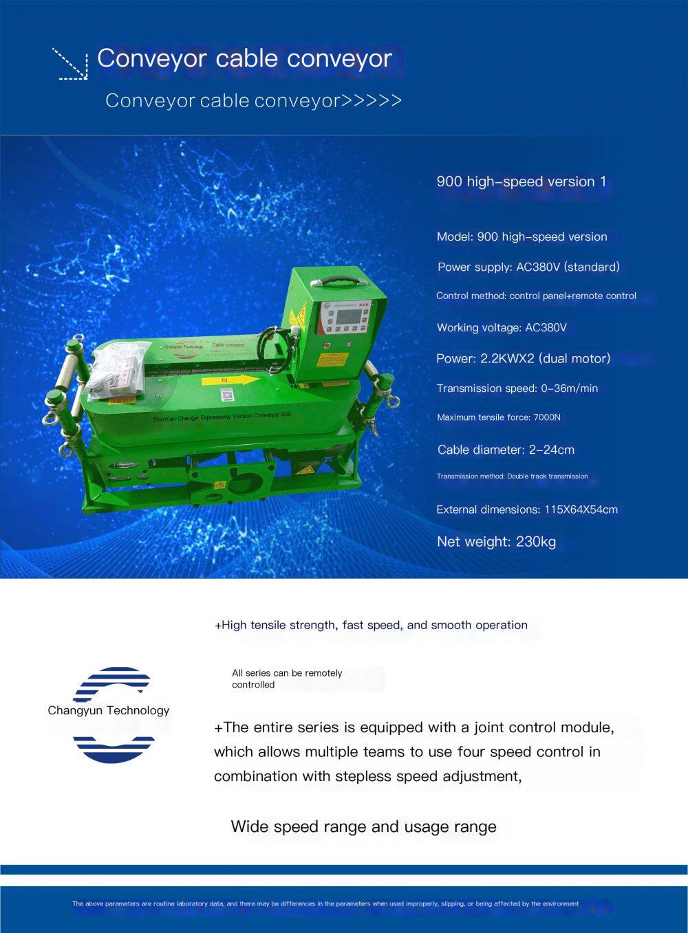 Cable Conveyor Cable Laying Machine Underground Cable Pulling Tools ...