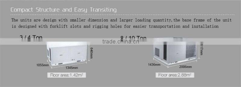 Gree 15~30 Ton residential rooftop packaged air conditioner units elec ...