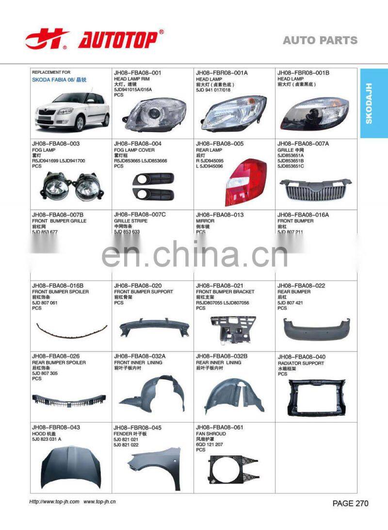 SPARE PARTS FOR SKODA FABIA 08 GoldSupplier