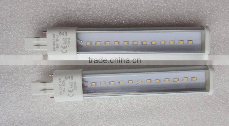 2G7 led lamp 4w replace pls 7w 135mm Ra80 2g7 g23 gx23 led pl 8w 7w 6w ...