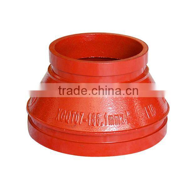 FM/UL Ductile Iron Grooved coupling fire hydrant threaded Concentric ...