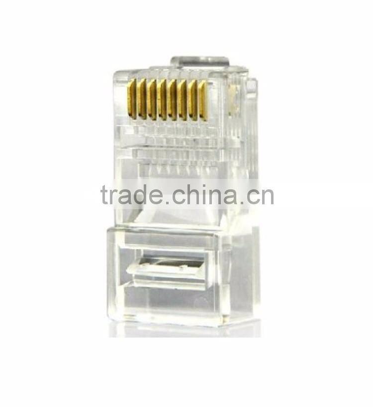 8P8C 8P8CR RJ45 RJ-45 CAT5 Modular Plug Network Connector for Cat5 ...