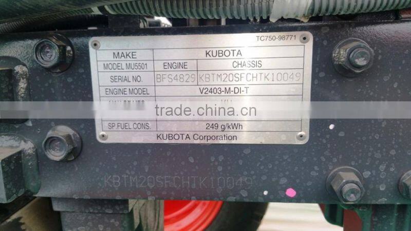KUBOTA TRACTOR MU5501(2WD) 55 HP - GoldSupplier