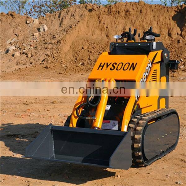 HYSOON 800mm width COMPACT loader HY280 with hydraulic hammer ...