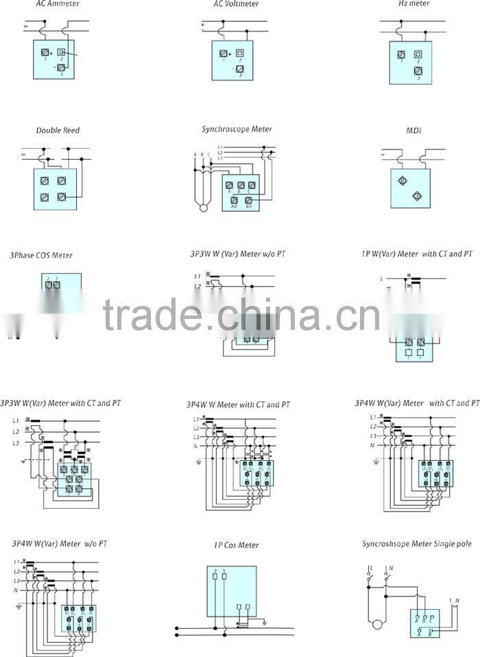 Manufacturer Analogue Panel Meter , DT-2M96 Combined Maximum Demand ...