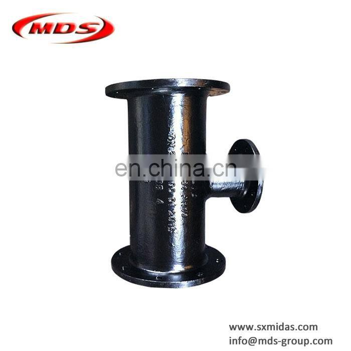 Ductile Iton Pipe Fitting All Flanged Level Invert Tee - GoldSupplier