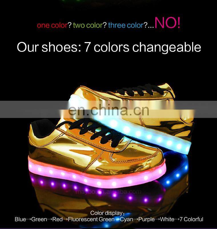 Melbourne Shuffle Ghost Step Dance Pink Micro PU Leather Luminous LED ...