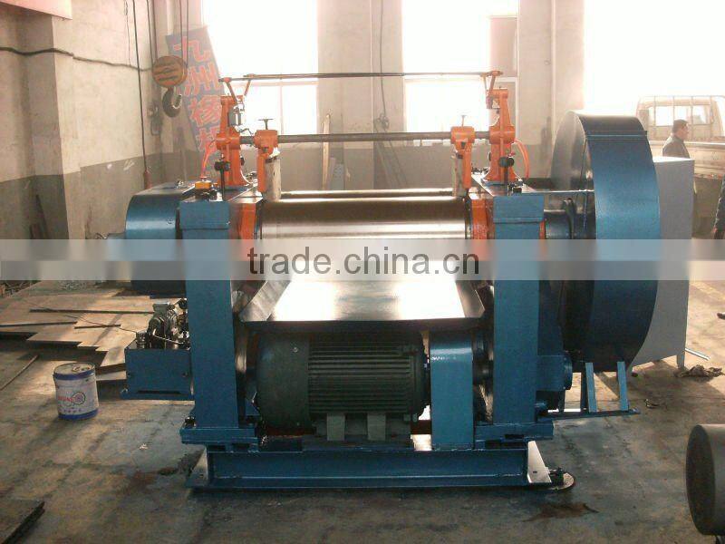 XK-450 Open Mixing Two Roll Rubber Mill / banbury mixer / silicone mixing machine of Open Mill ...