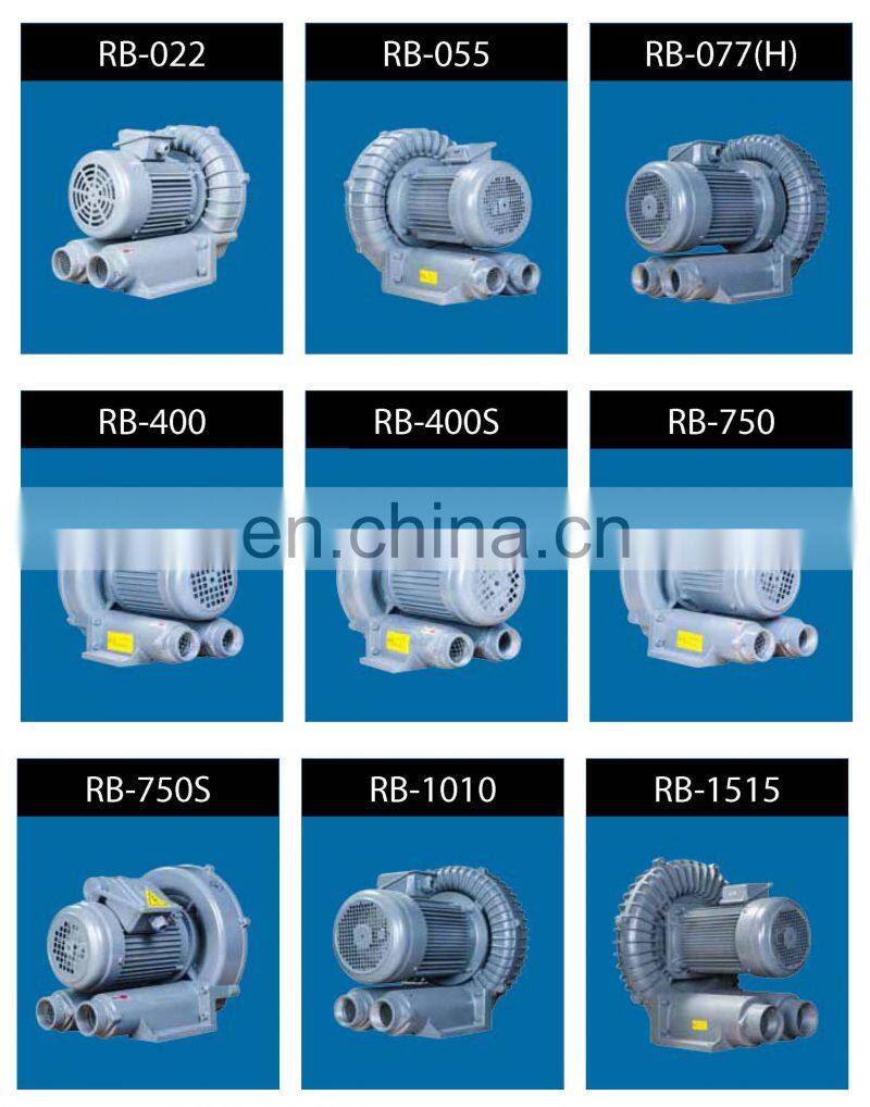 RB-033 Japan Design 2.2KW 3HP Industrial Air Pump Side Channel Blower - GoldSupplier