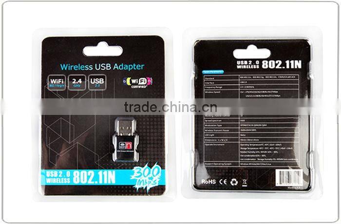 Wireless USB Adapter 300Mbps / Mini Realtek 300Mbps USB WIFI Wireless Adapter of Wireless USB ...