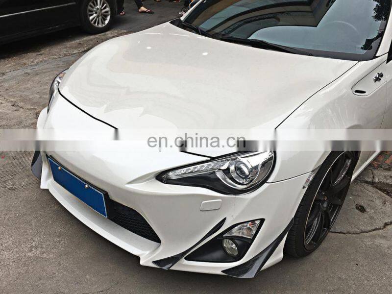 Carbon Fiber Front Bumper Fins Trims Canards for Toyota GT86 FT86 for ...