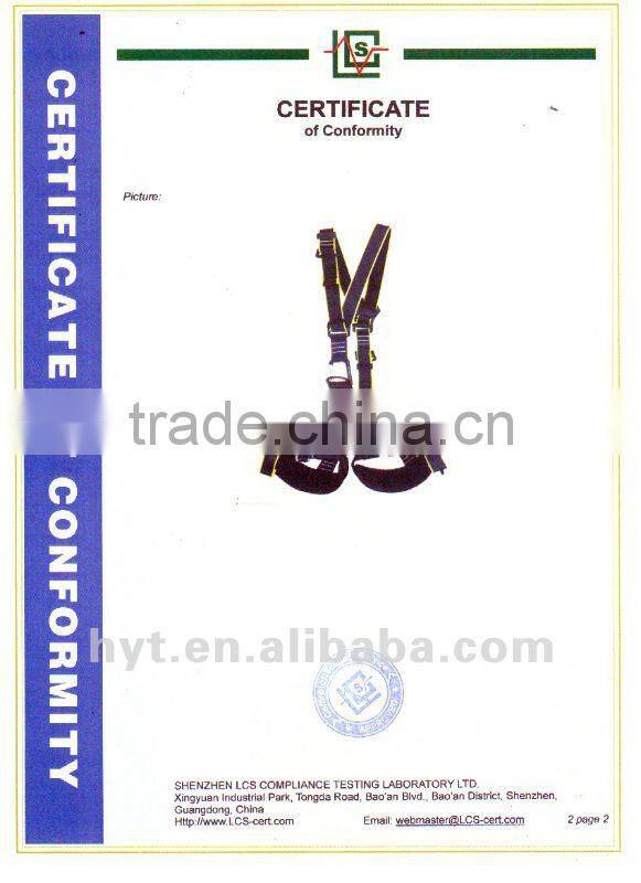 EN 813 EN358 EN361 Fall Protection Full Body Safety Harness Safety Belt ...
