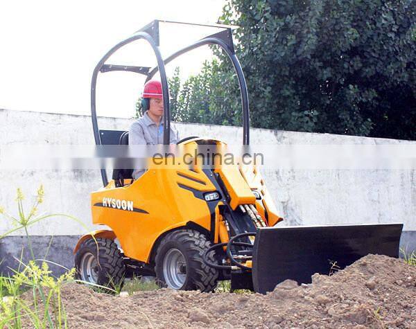 Electric mini articulated wheel loader of mini loaders from China ...