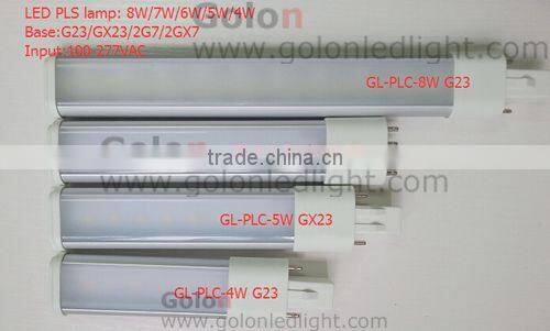 2G7 led lamp 4w replace pls 7w 135mm Ra80 2g7 g23 gx23 led pl 8w 7w 6w ...