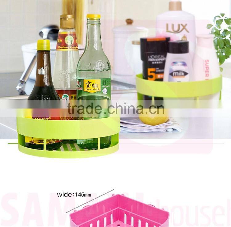 Multi-function Plastic Bathroom Shampoo Rack With Reusable Removable ...