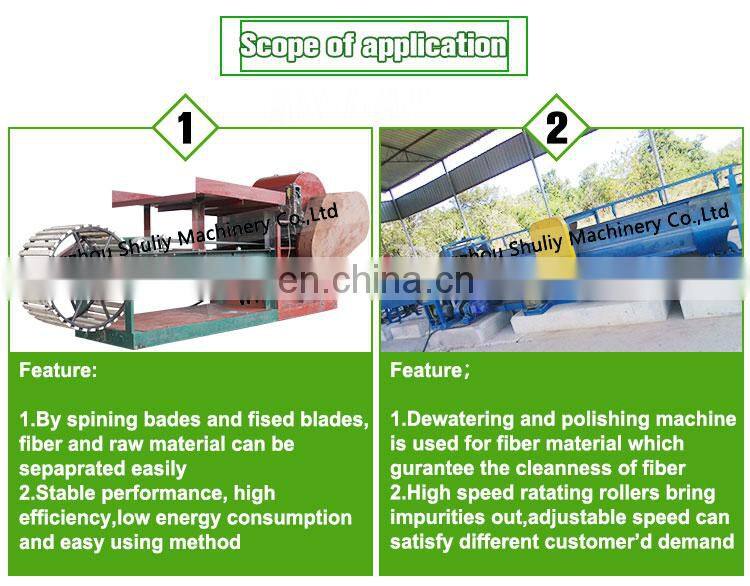 South Africa Natural Fibre Processing Machinery/Kenaf Decorticator ...