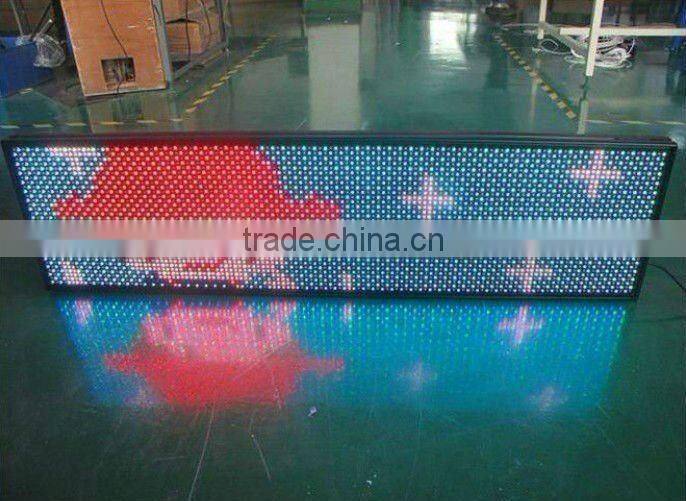 Remote controller tri-color moving led message sign /led shop sign ...