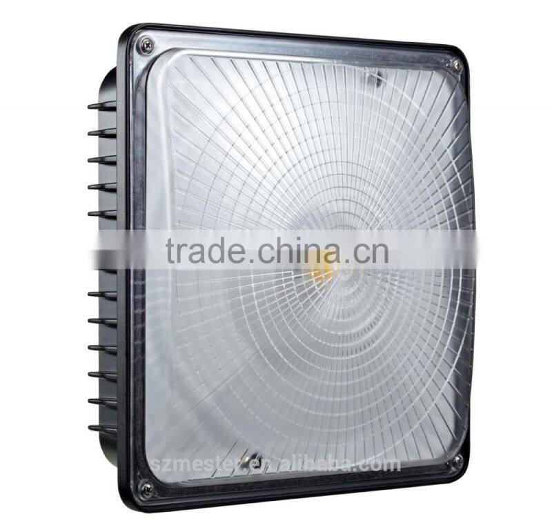 45W 70W 120-277V 0-10v dimming motion sensor DLC UL Canopy Led Lights ...