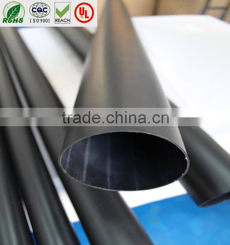 black waterproof excellent sealing repaired tube adhesive lined medium wall heat shrinkable ...