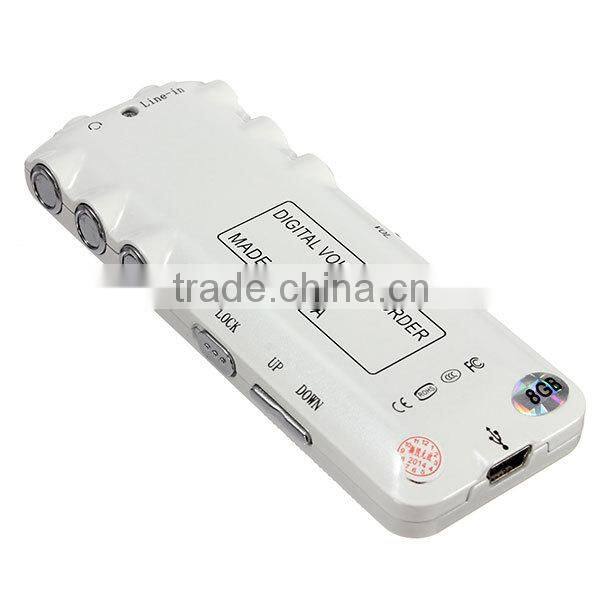 8G Mini hd digital voice recorder long distance noise cancelling audio ...