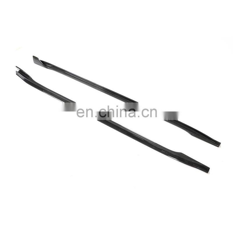 Modify Luxury V Style Carbon Fiber Car Side Sills for Tesla Model 3 ...