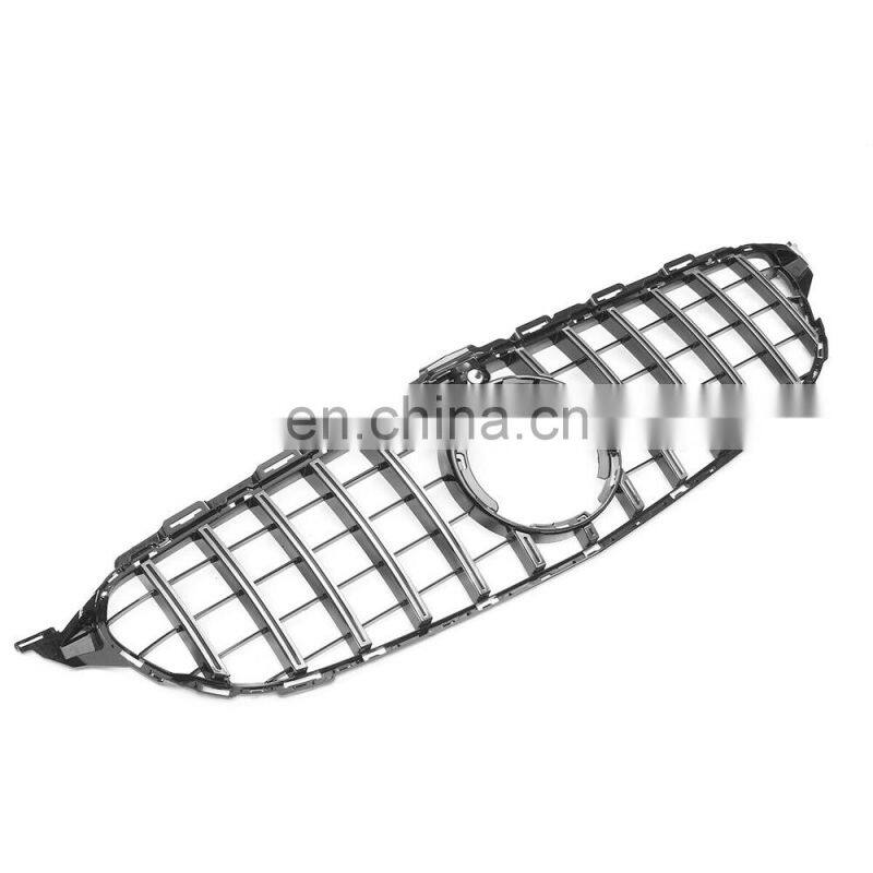 GTR Style Grille Silver front grill 2015-2018 for Mercedes Benz WW205 ...