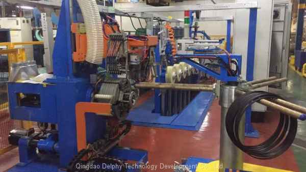 High-tech vertical type Hexagonal bead winding machine tire bead winder ...