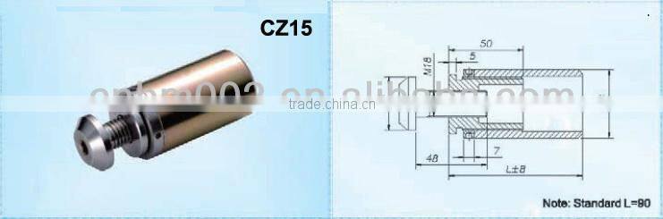 Point-fixed Glass Curtain Wall Connector CZ Series/Spider/Routel ...