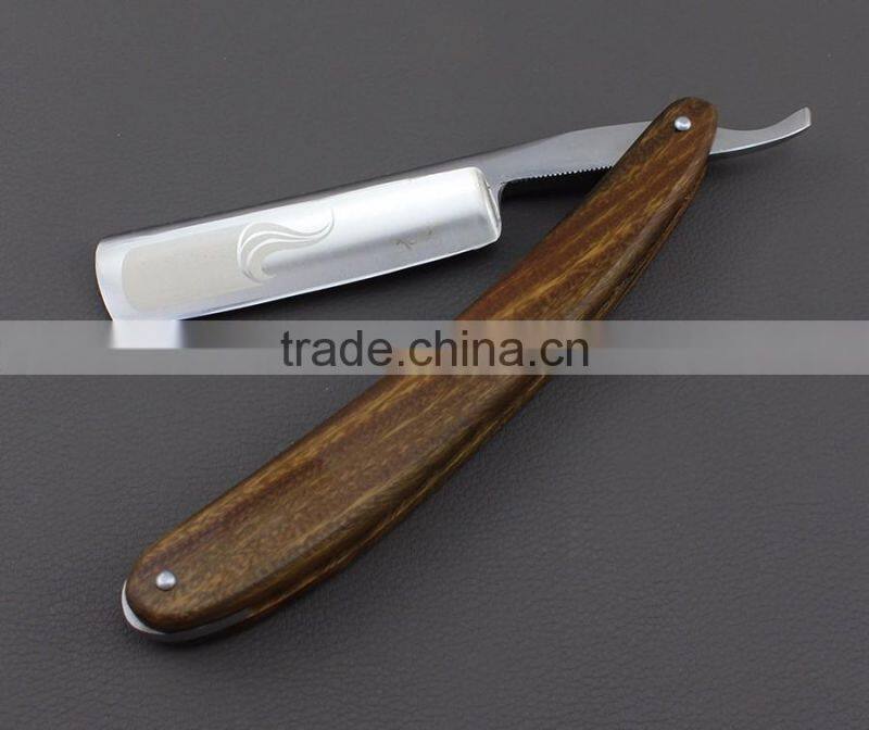 "GOLD DOLLAR W55"wooden barber straight razor shaving razor of straight ...