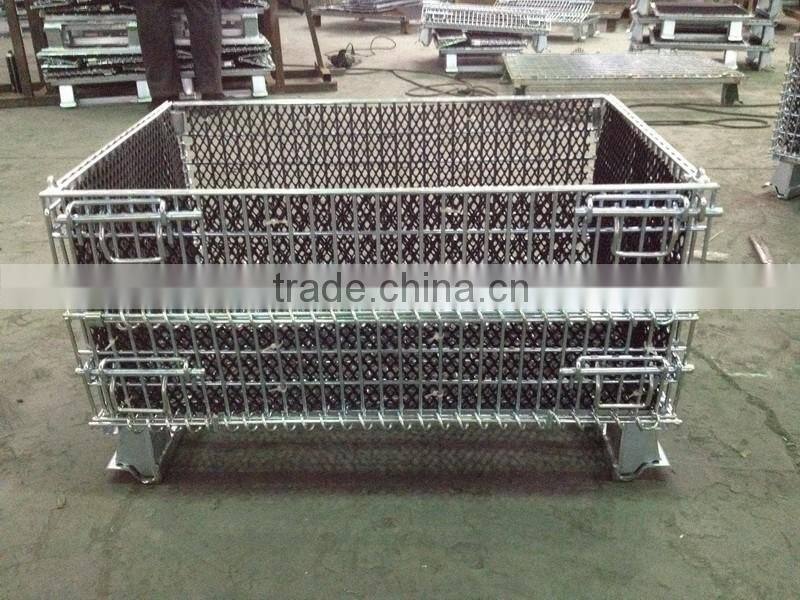 Galvanized Storage Cages/Box, Stackable Storage Container - GoldSupplier